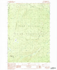 Hi-Res Interactive Map of Fort Butte, Wasco County, OR in 1988 | Pastmaps